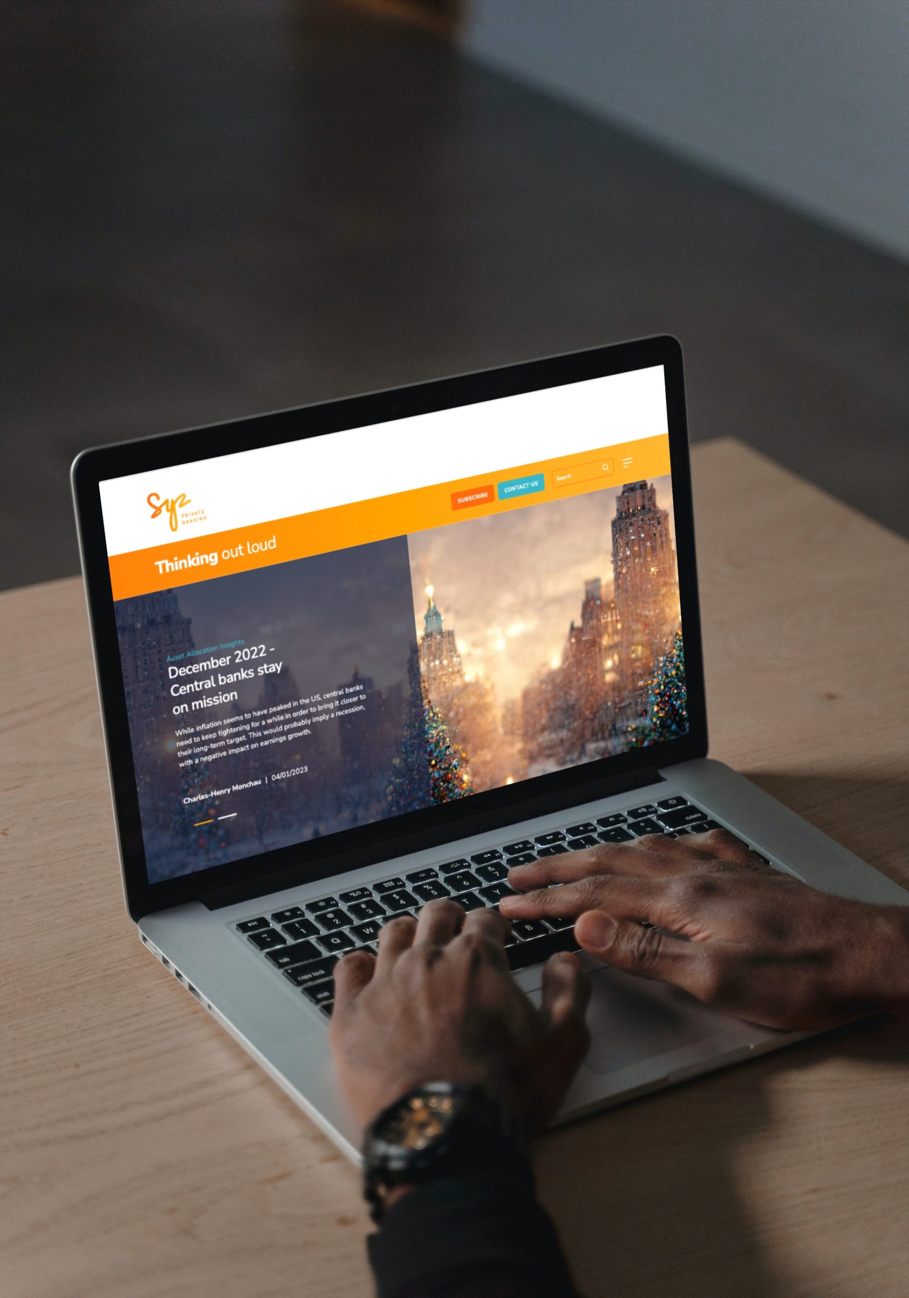 Blog Redesign & Content Strategy für eine Privatbank - Enigma
